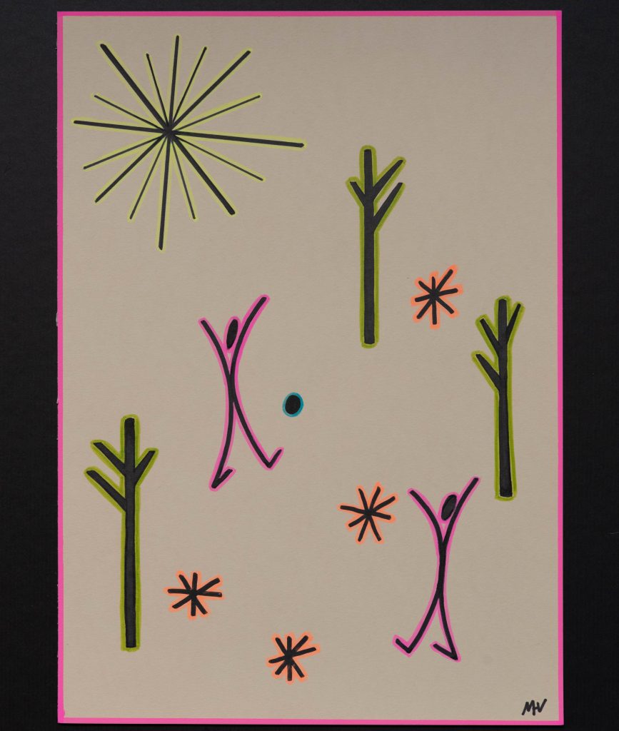 Haiku and drawing, happiness, the sun, a ball – Art-Inspirations-Musings